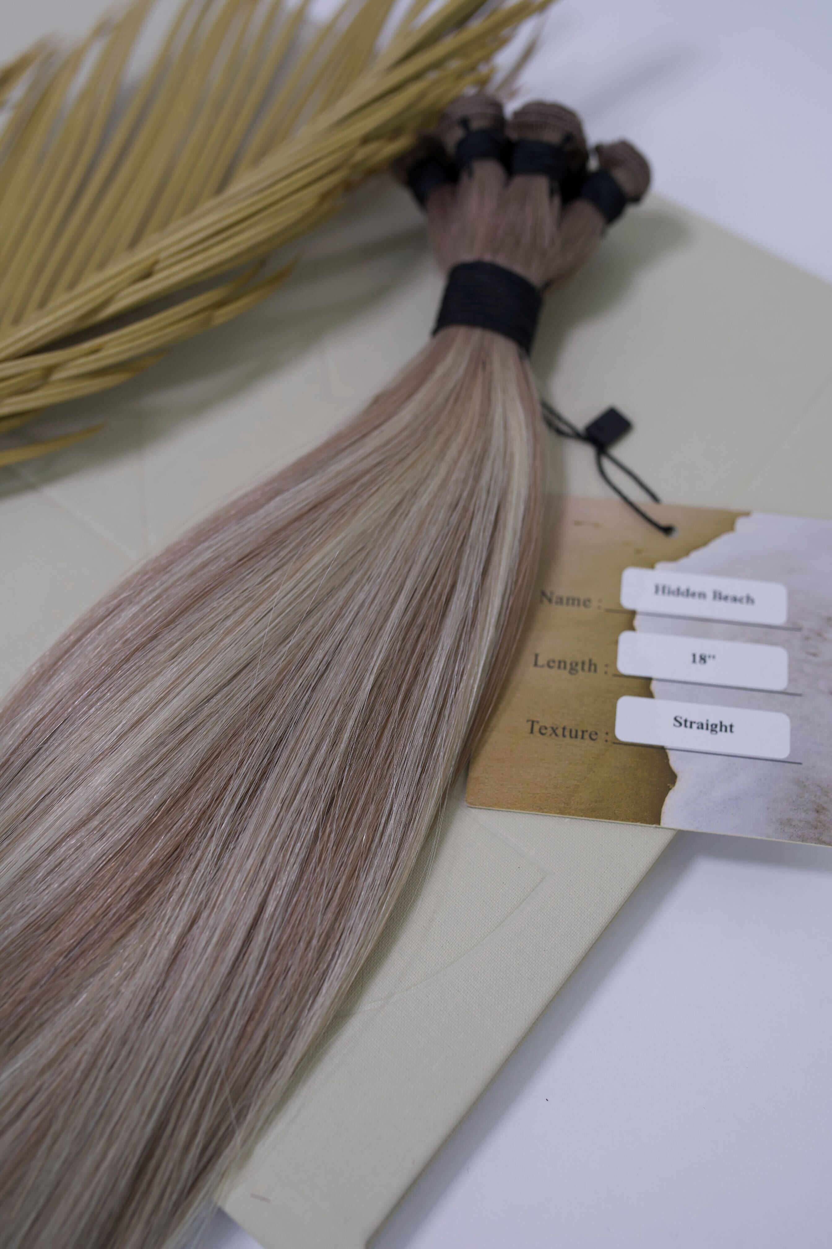 Hidden Beach Hand-Tied Extensions 18" Single – Golden Strands Hair ...